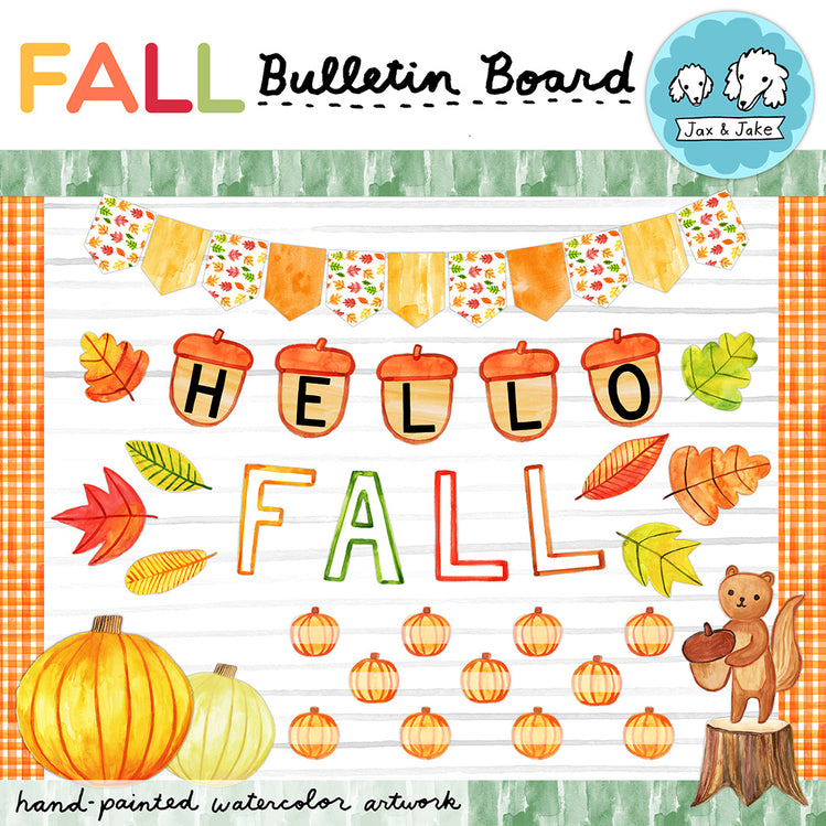 Fall Bulletin Board Ideas – Jax and Jake