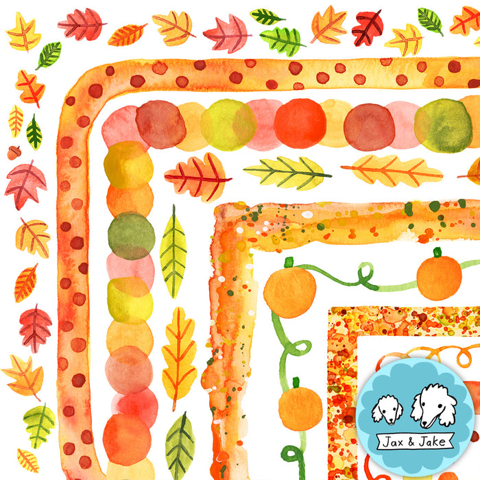 Fall Clipart Borders – Jax and Jake